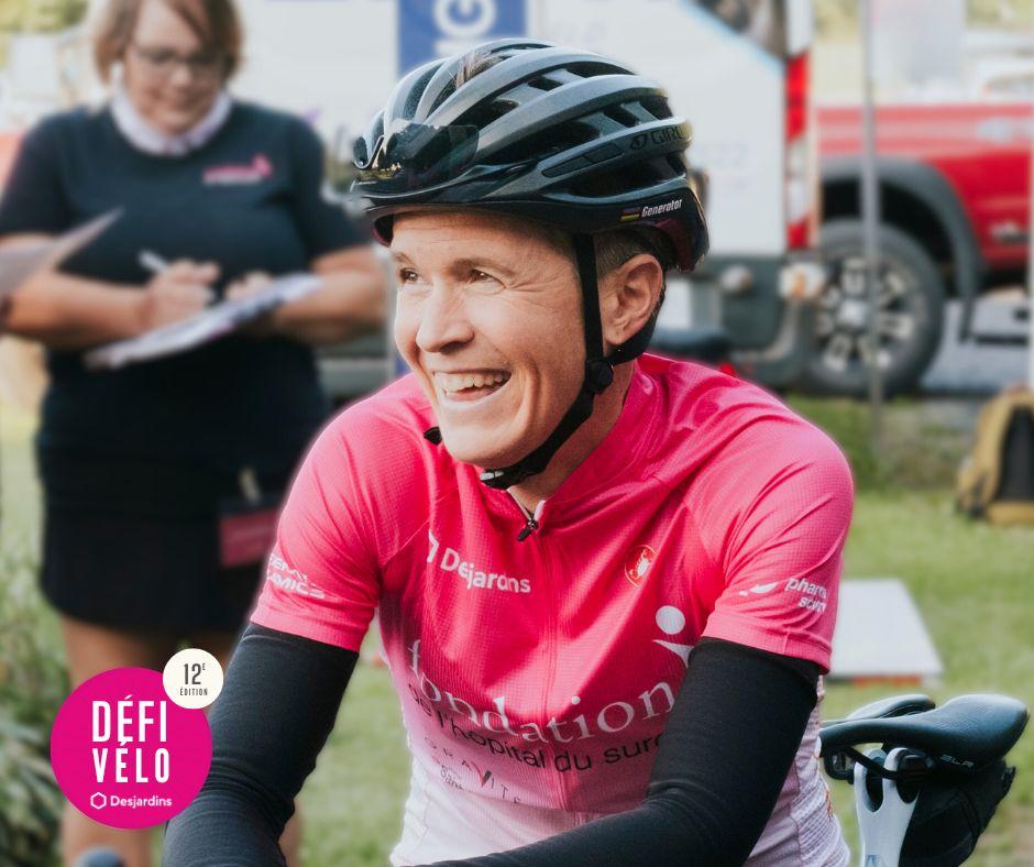 Fondation de l'Hôpital du Suroît | Geneviève Jeanson roule pour la…